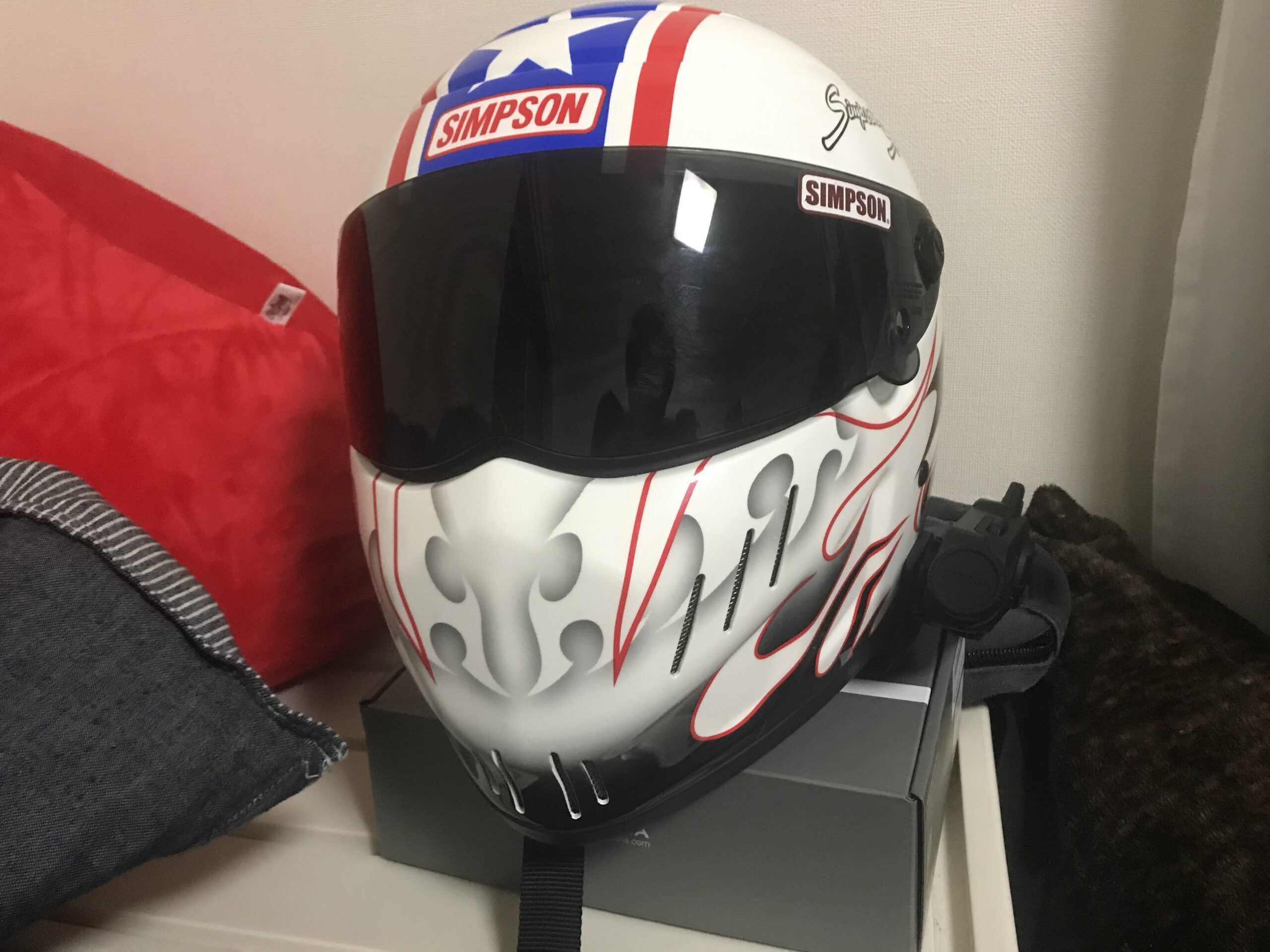 Helmet Sales in Japan – SIMPSON – Blue Star | CBX-LALALA HONDA ...